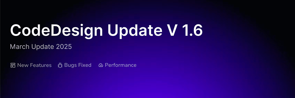 Product News – March 2025 - Info and Announcements - CodeDesign Forum